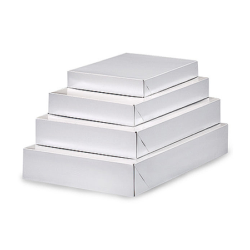Gloss White Apparel Boxes - Claws Custom Boxes