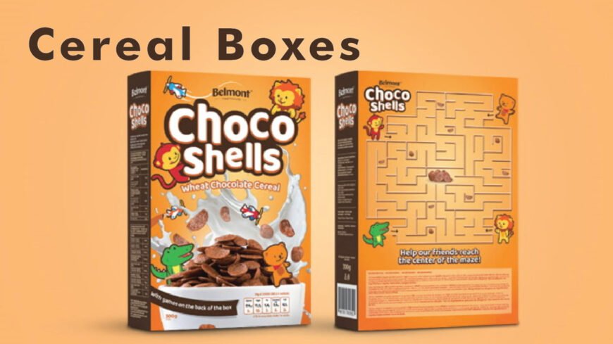 Custom Unique Cereal Boxes Packaging Wholesale