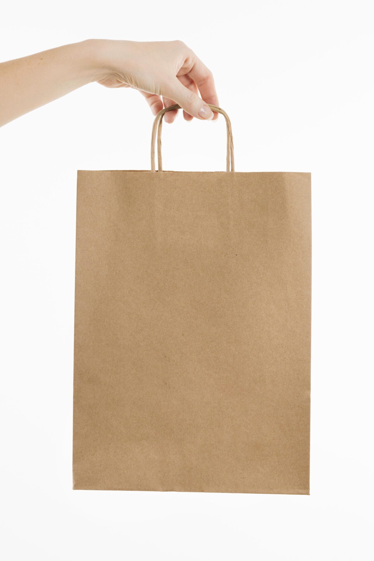 Custom Paper Bags Wholesale | Brown Poly Paper Bags