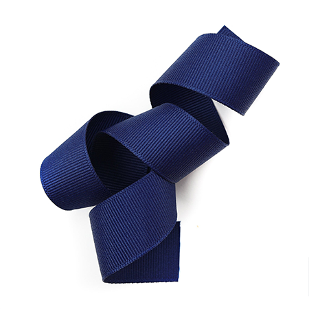 Custom Navy Blue Grosgrain Ribbon Wholesale