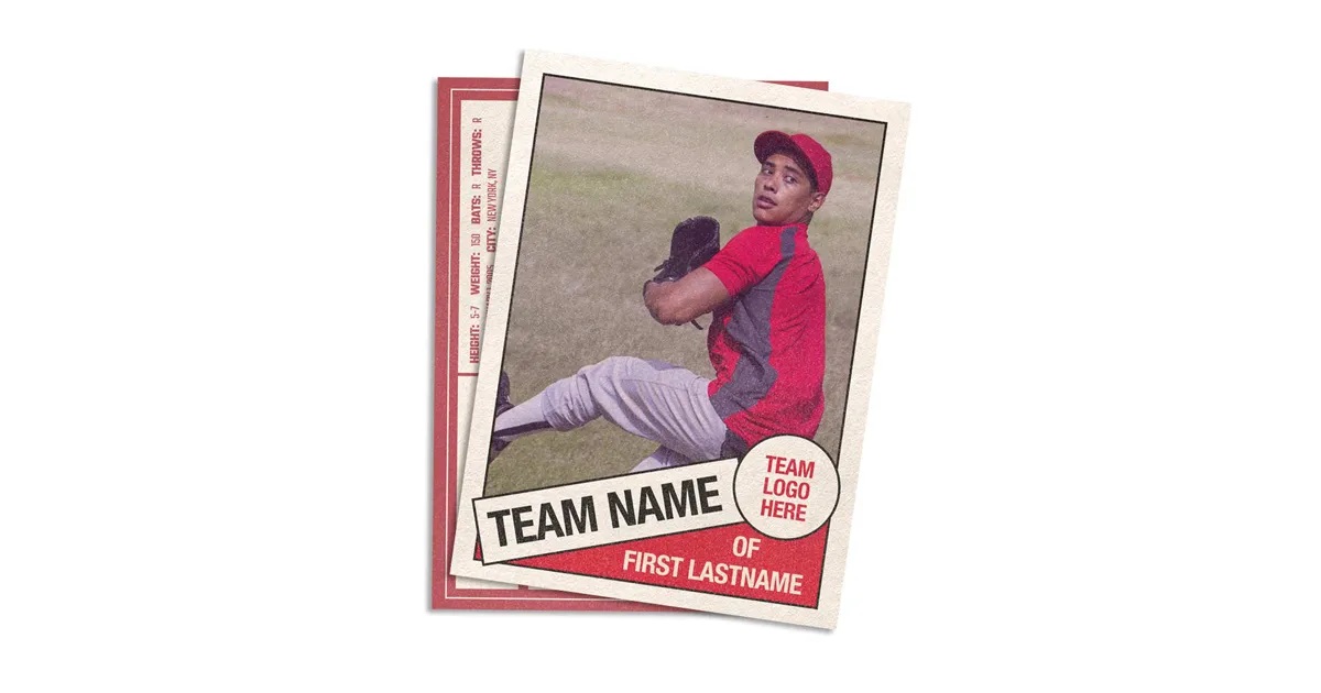 Baseball Card Dimensions - Claws Custom Boxes